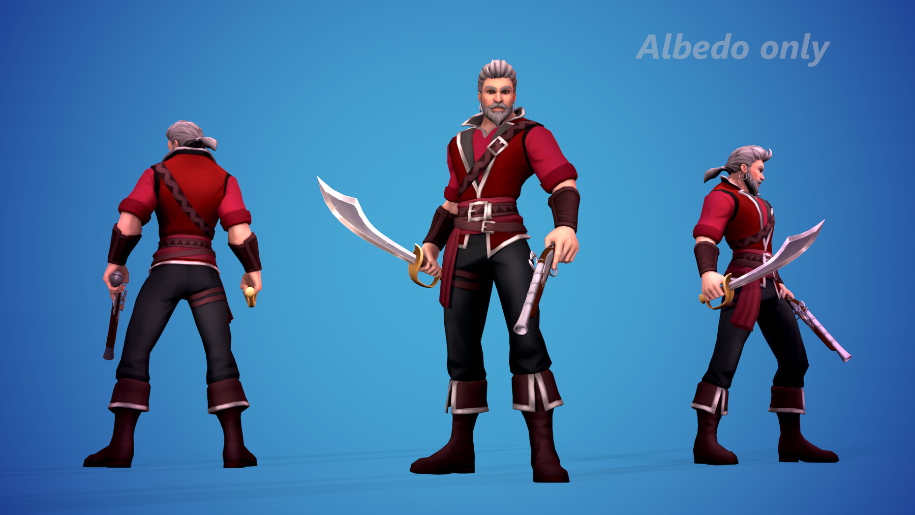 ArtStation - Pirate John | Game Assets