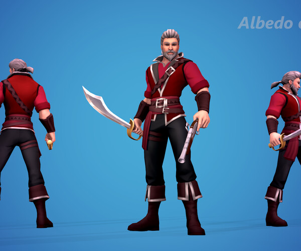 ArtStation - Pirate John | Game Assets