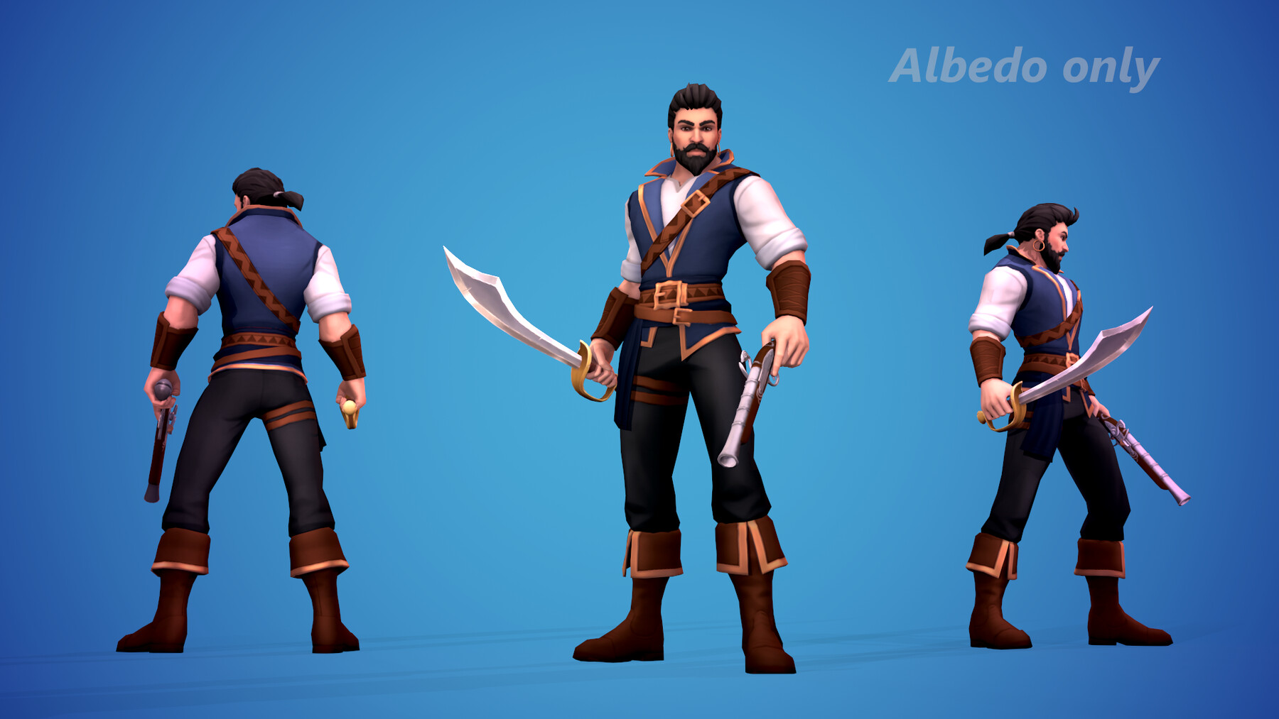 ArtStation - Pirate John | Game Assets