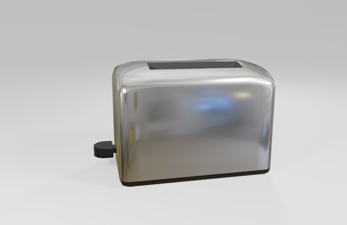 ArtStation - Toaster - Torradeira Low-poly 3D model | Game Assets