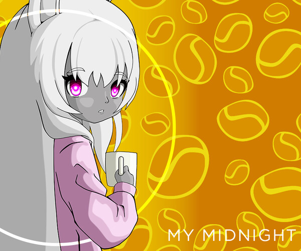 ArtStation - Coffee Bunny Girl | Artworks