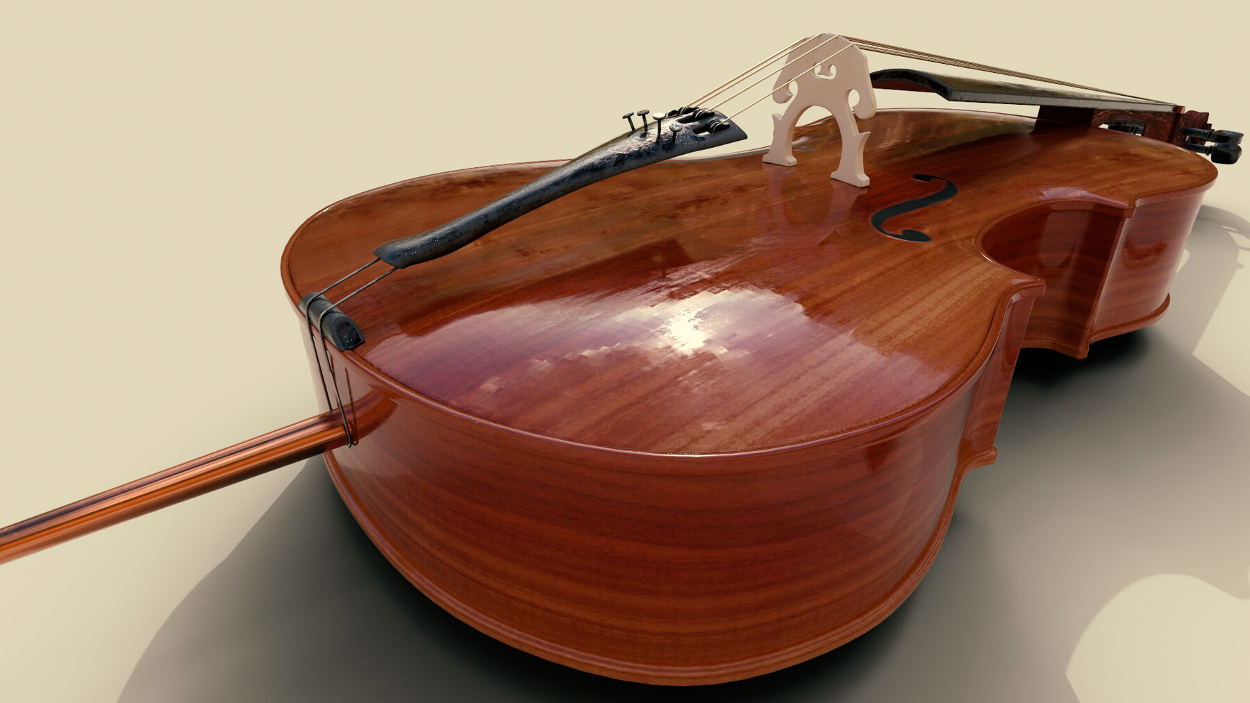 ArtStation - cello Musical instruments full detail low poly and high ...