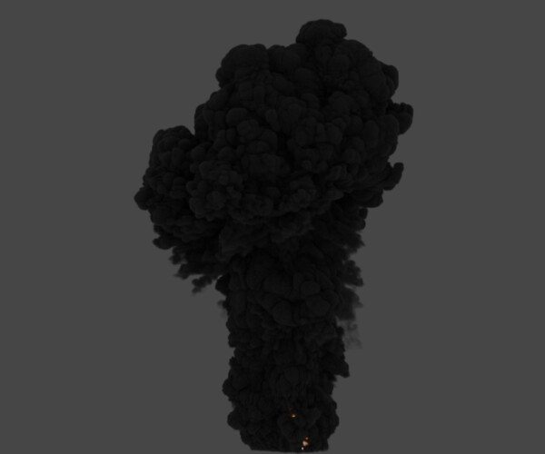 ArtStation - VDB Fire and smoke simulation | Game Assets