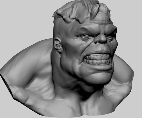 ArtStation - Hulk Bust | Resources