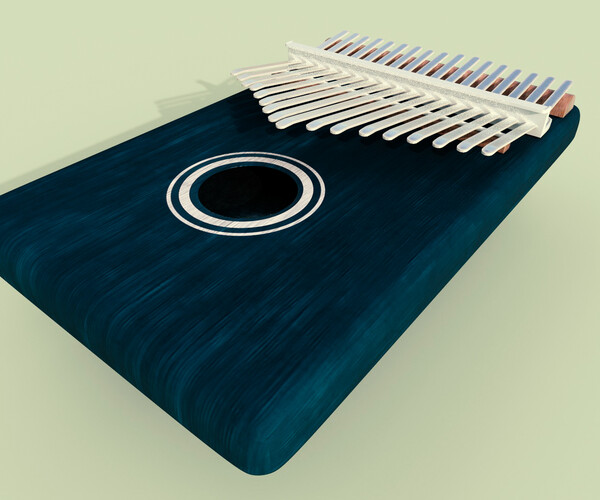 ArtStation - kalimba Musical instruments full detail low poly and high ...