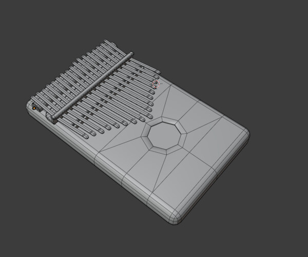 ArtStation - kalimba Musical instruments full detail low poly and high ...