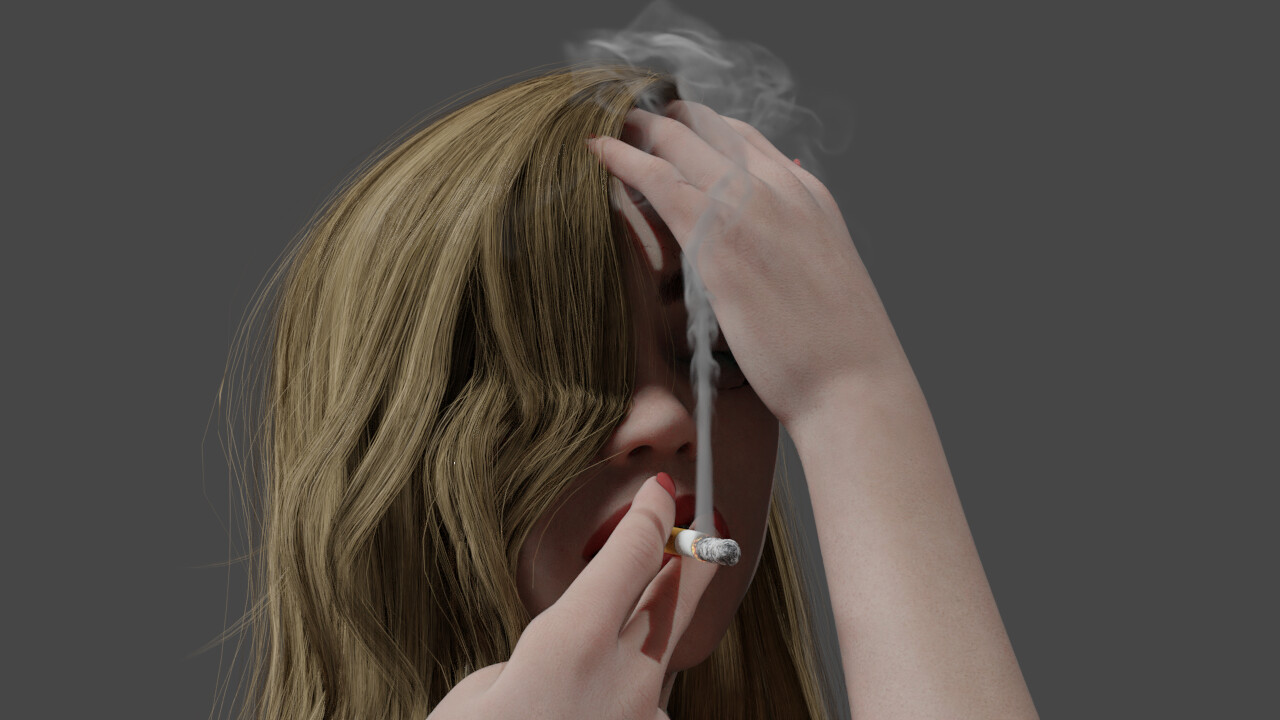 ArtStation - Cigarette smoke | Game Assets