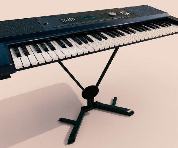 ArtStation - keyboard Musical instruments full detail low poly and high ...
