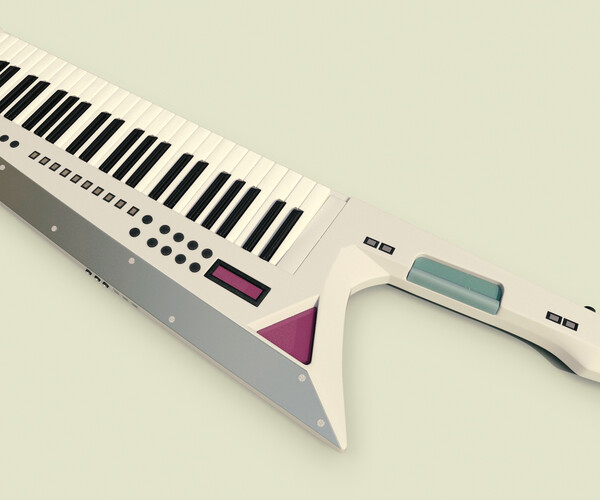 ArtStation - keytar Musical instruments full detail low poly and high ...