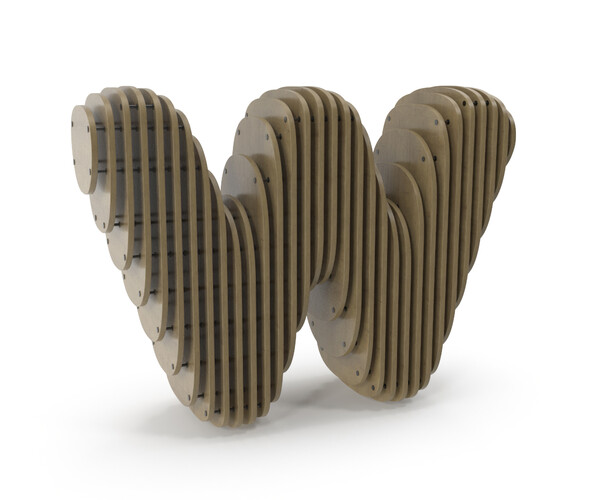 ArtStation - Wood symbol Alphabet | Resources