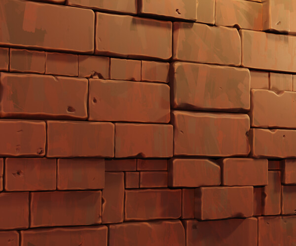 ArtStation - Stylized wall texture 8 Variations | Resources