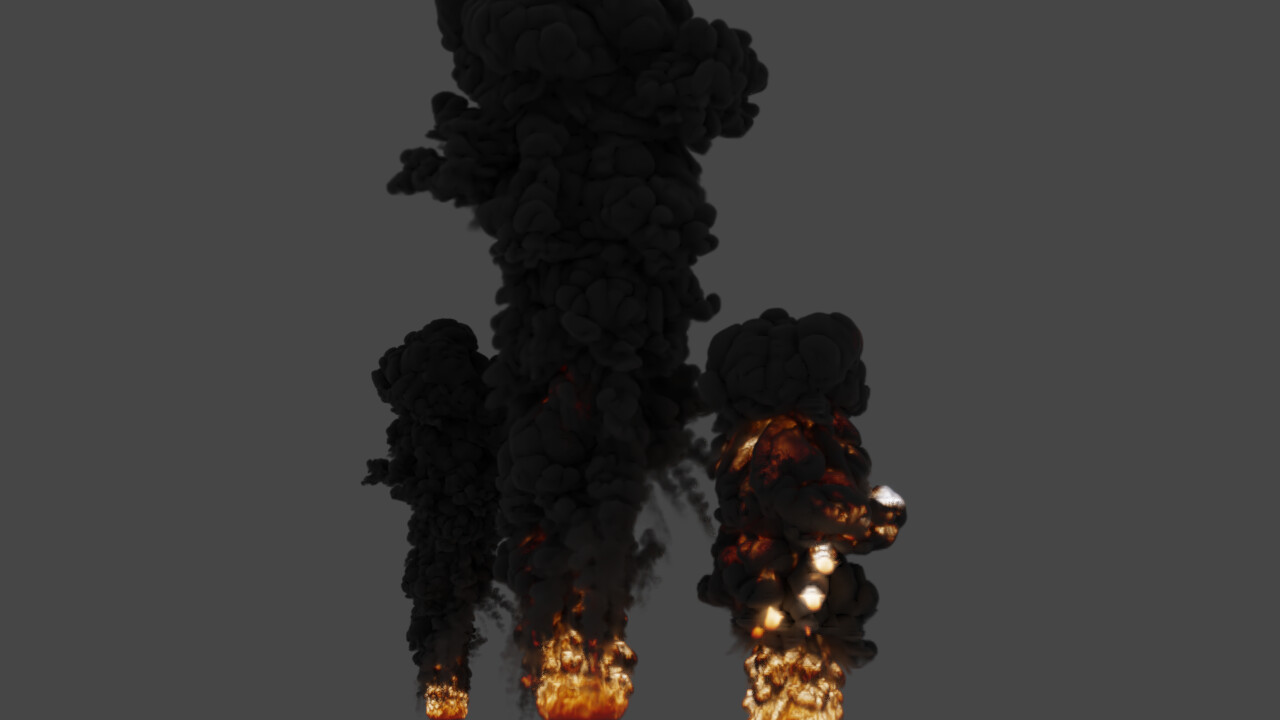 ArtStation - VDB Simple explosion | Game Assets