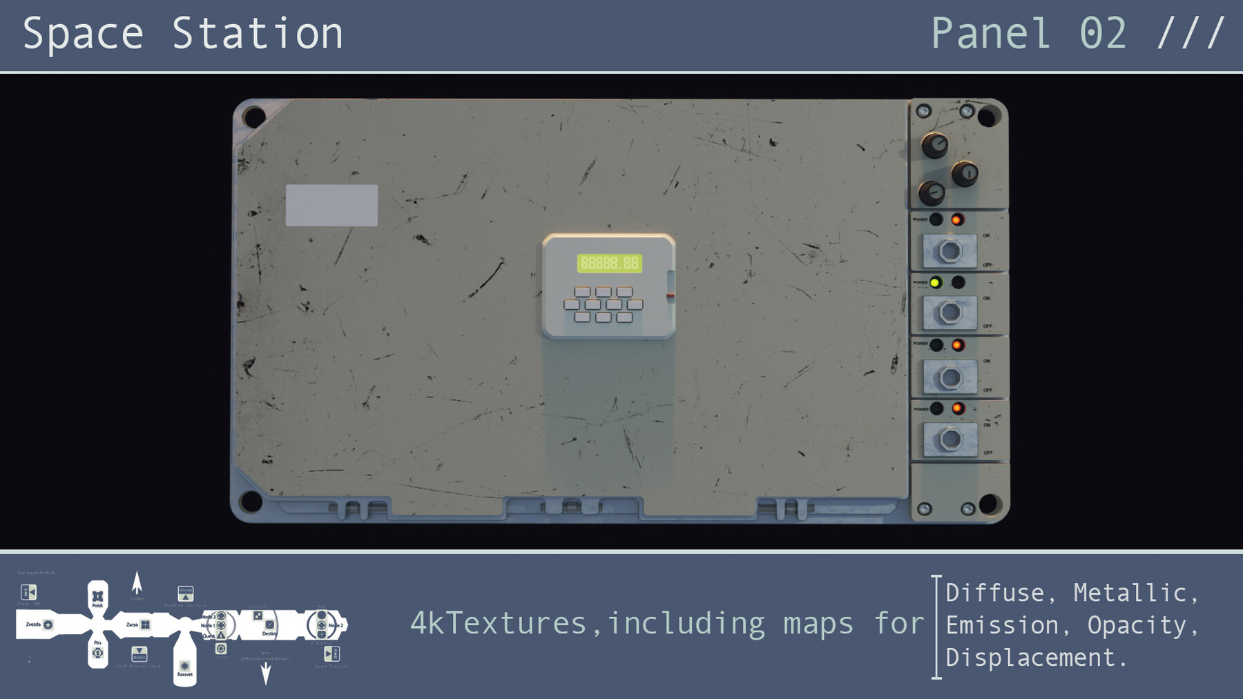 ArtStation - Space Station Panel 02 | Resources