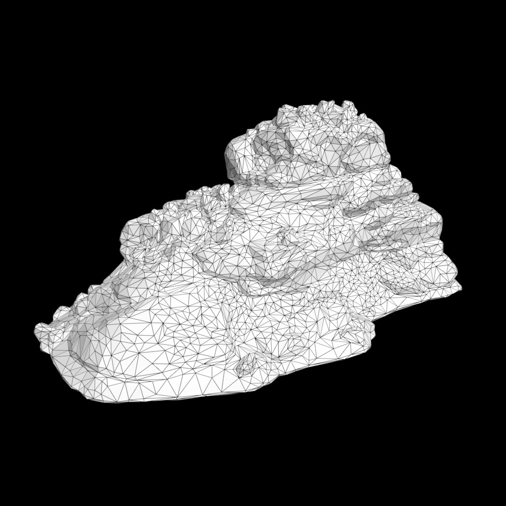 ArtStation - Low poly Crushed Soil Sandstone Base 210911 | Game Assets