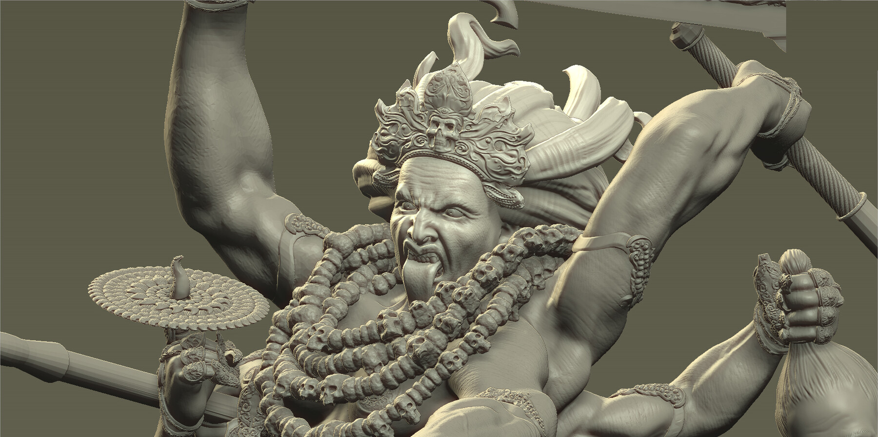 ArtStation - Goddess Kali 3D Print | Resources