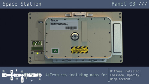 ArtStation - Space Station Panel 01 | Resources