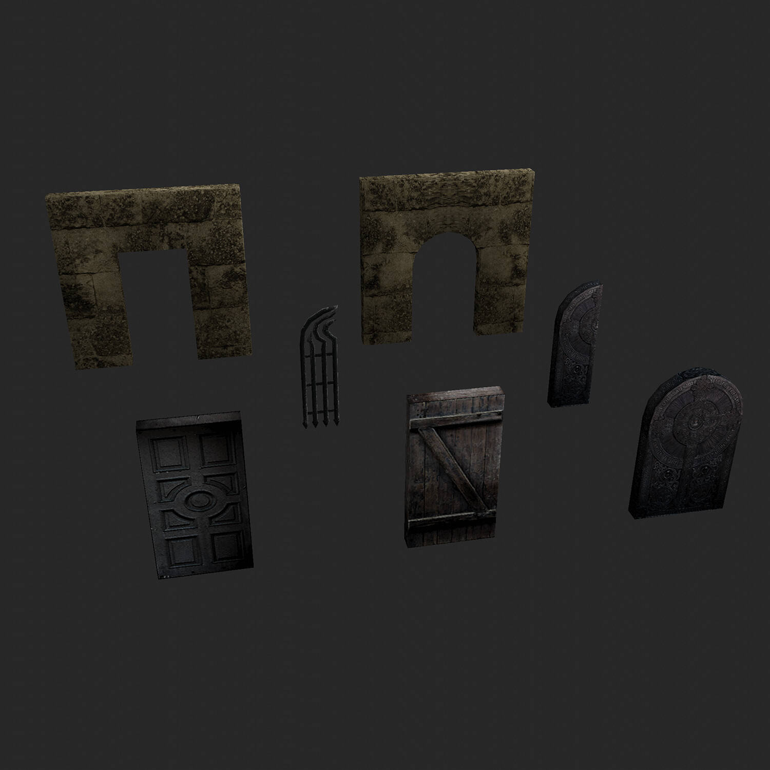 ArtStation - PS1 PSX Dungeon Pack | Game Assets