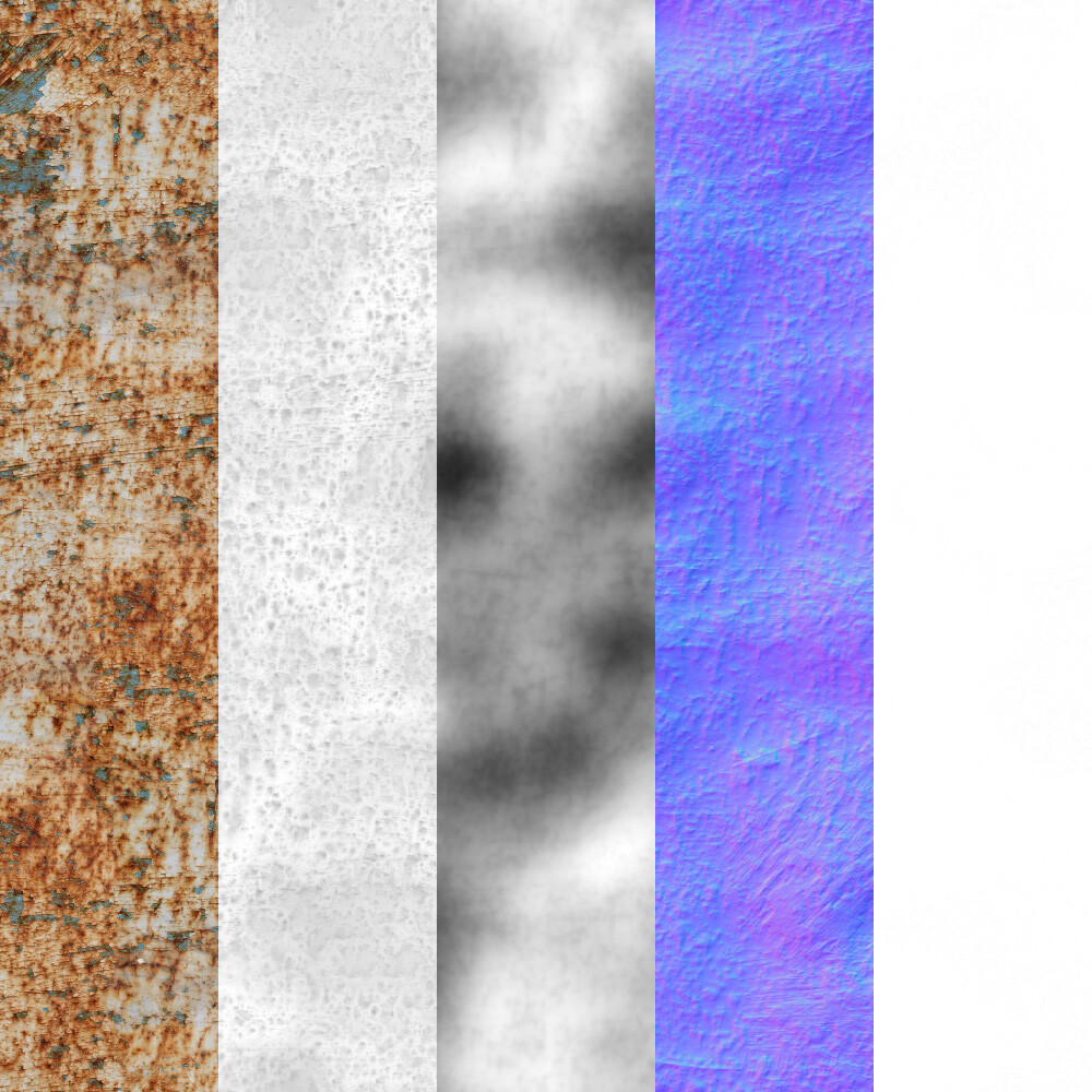 ArtStation - Rusted Metal Material Pack | Game Assets