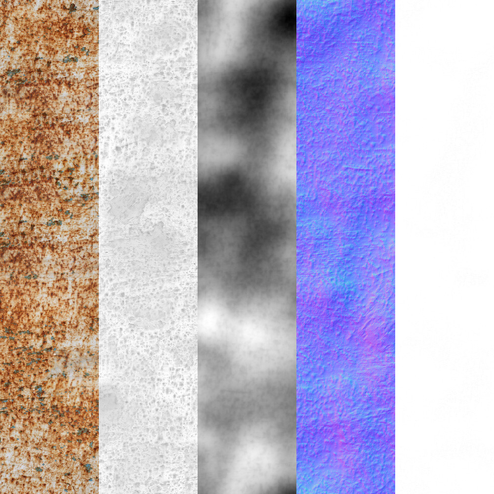 ArtStation - Rusted Metal Material Pack | Game Assets