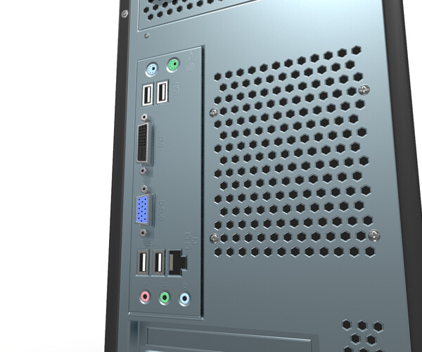 ArtStation - Computer Tower | Game Assets