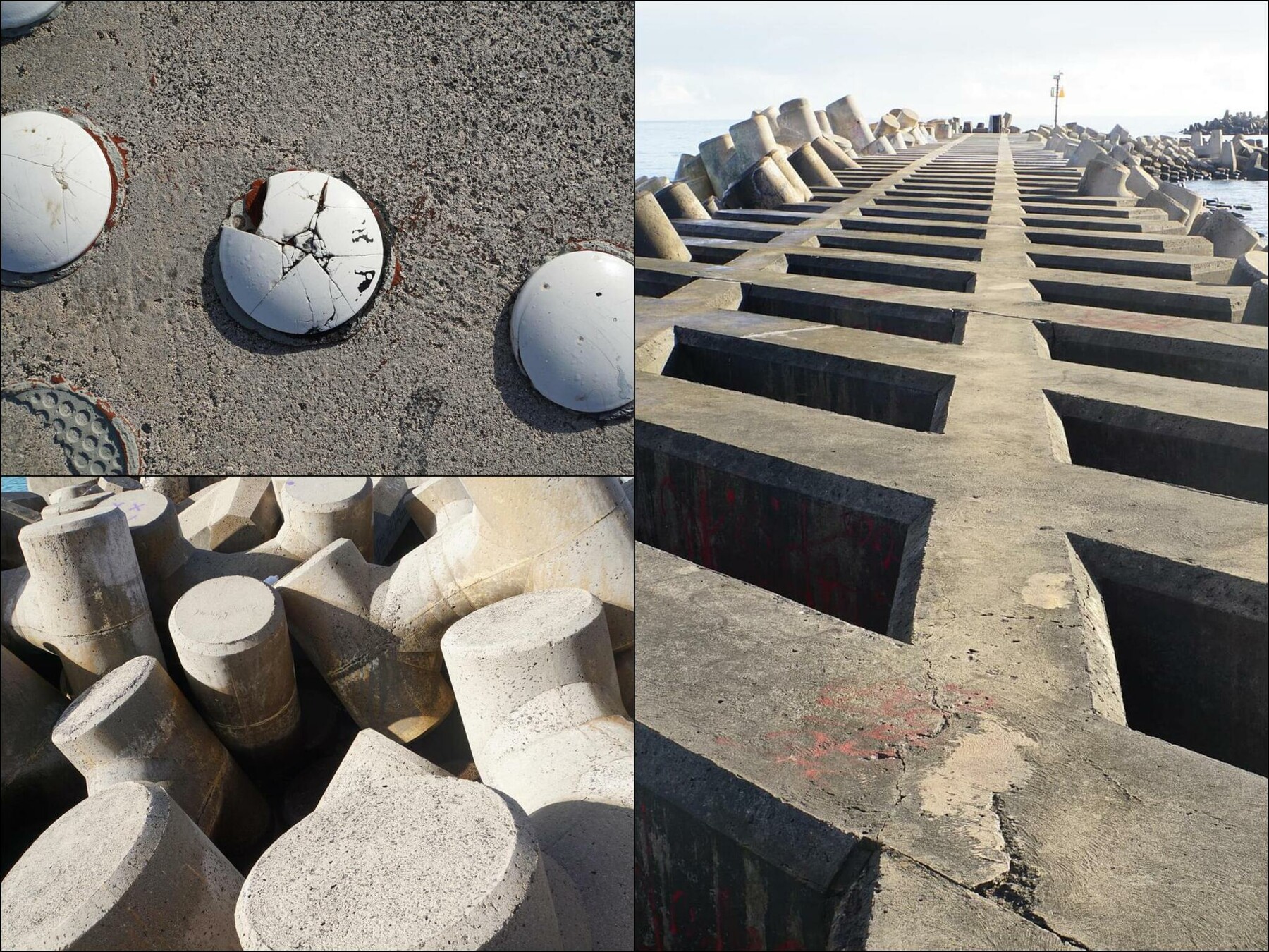 ArtStation - 149 photos of Tetrapods Coastal Concrete Blocks | Resources
