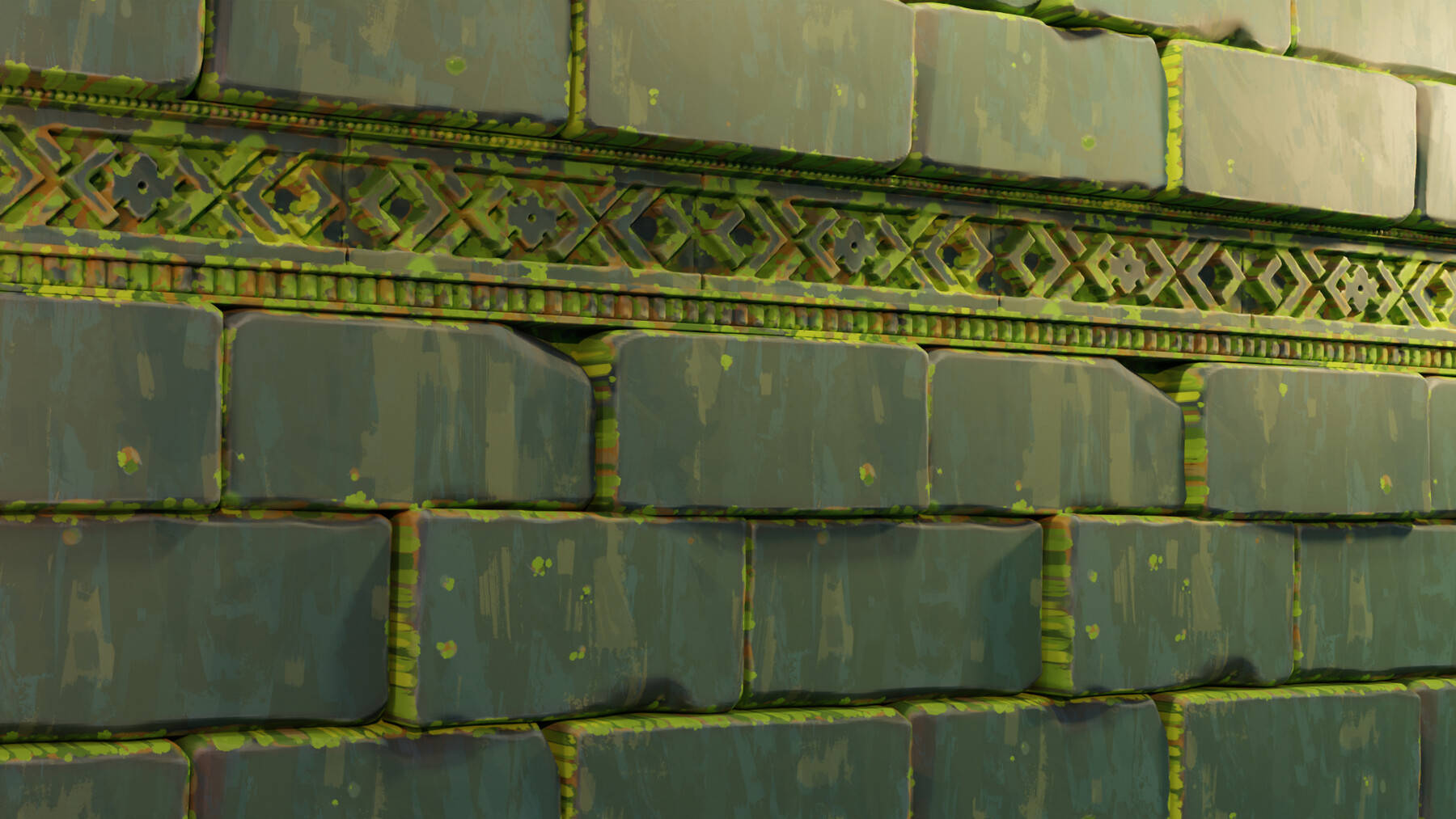 ArtStation - Stylized wall texture 8 Variations | Resources