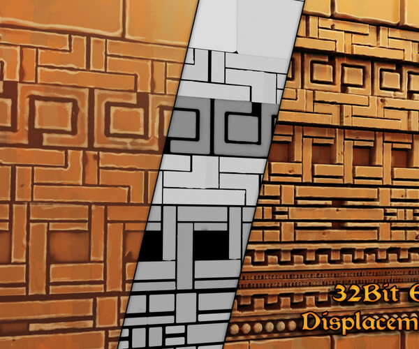 ArtStation - Stylized wall texture 8 Variations | Resources