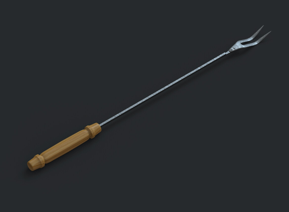 ArtStation - Barbecue Fork | Game Assets