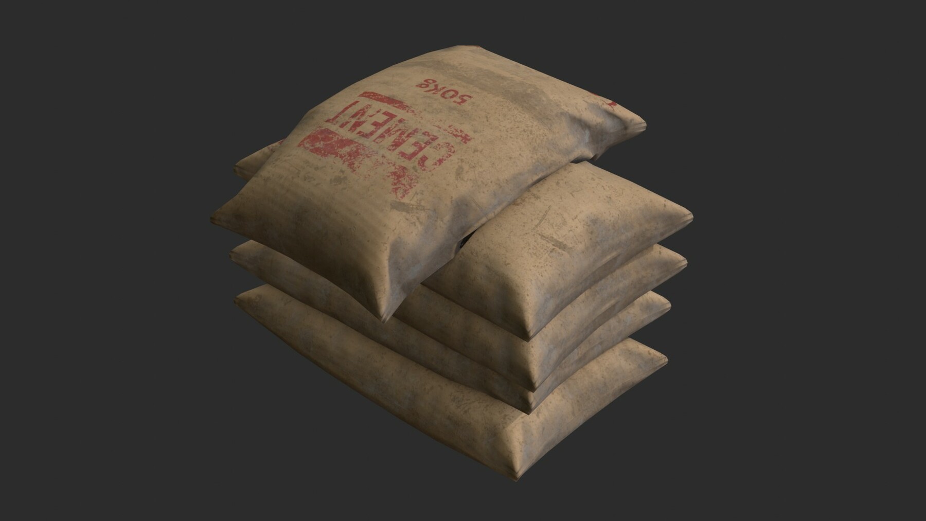 ArtStation - Cement Bags Assets | Game Assets