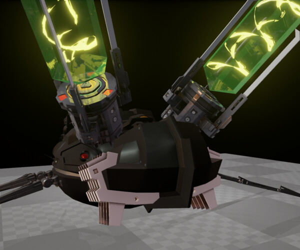 ArtStation - Virus Bot | Game Assets