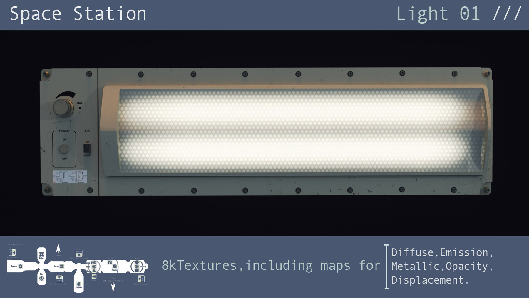 ArtStation - Space Station Light 01 | Resources