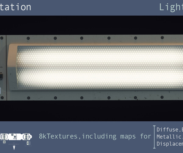 ArtStation - Space Station Light 01 | Resources