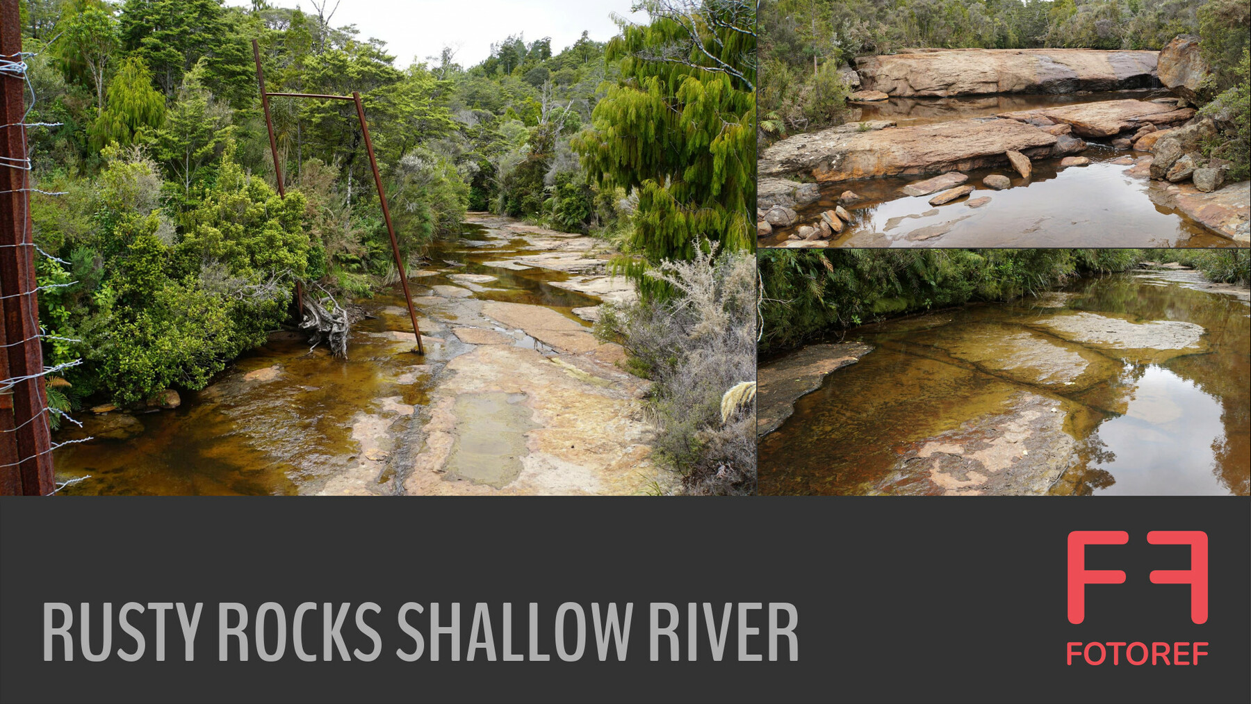 ArtStation - 190 photos of Rusty Rocks Shallow River | Resources