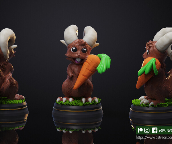 ArtStation - MINI CLAW RABBIT (STL FILE for 3D printing) | Resources