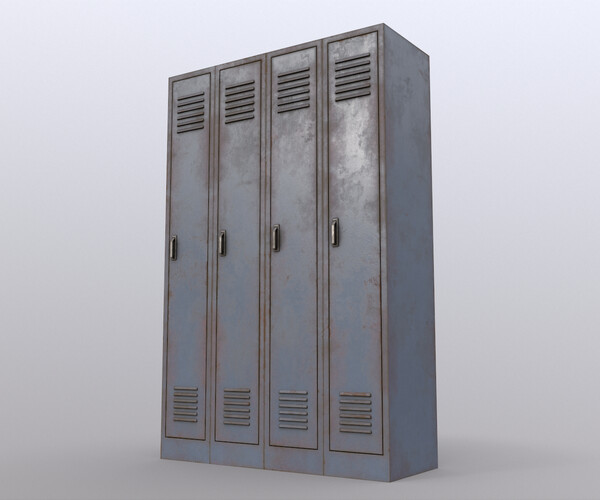 ArtStation - PBR School Gym Locker 1-10 - Mega Pack | Game Assets