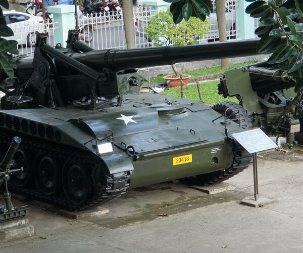 ArtStation - 97 photos of M107 - 175 mm Gun | Resources