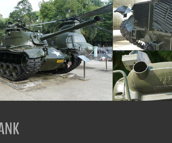 ArtStation - 64 photos of M48 Tank | Resources