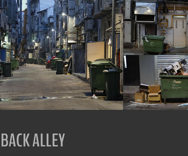 ArtStation - 356 photos of Asian Back Alley | Resources