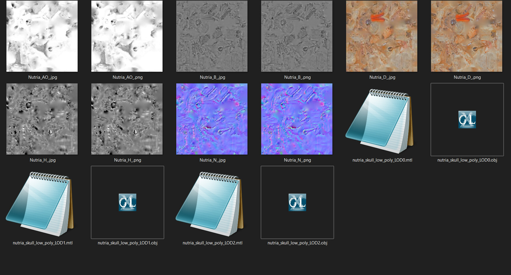 ArtStation - Nutria's skull | Game Assets