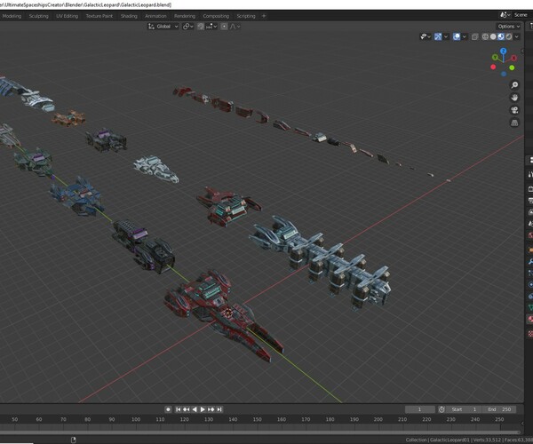 ArtStation - Ultimate Spaceships Creator | Game Assets