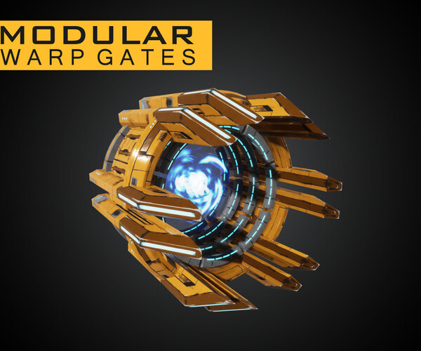 ArtStation - Modular Warp Gates | Game Assets