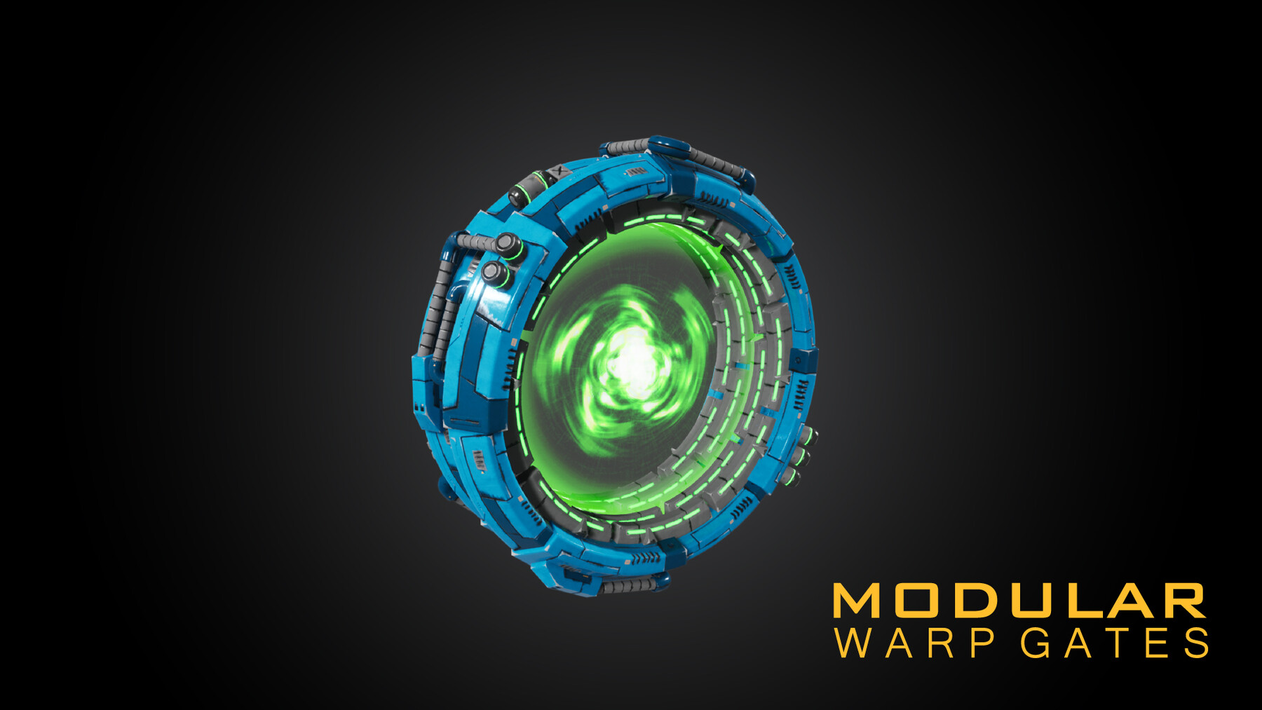 ArtStation - Modular Warp Gates | Game Assets