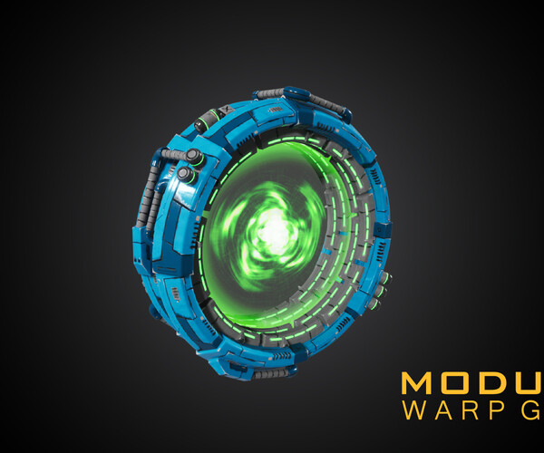 ArtStation - Modular Warp Gates | Game Assets