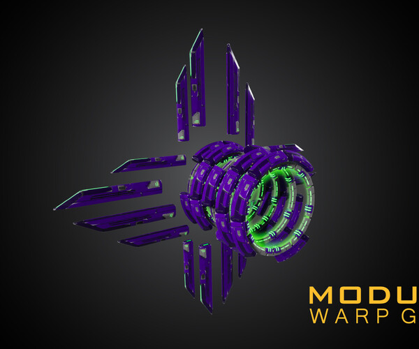 ArtStation - Modular Warp Gates | Game Assets