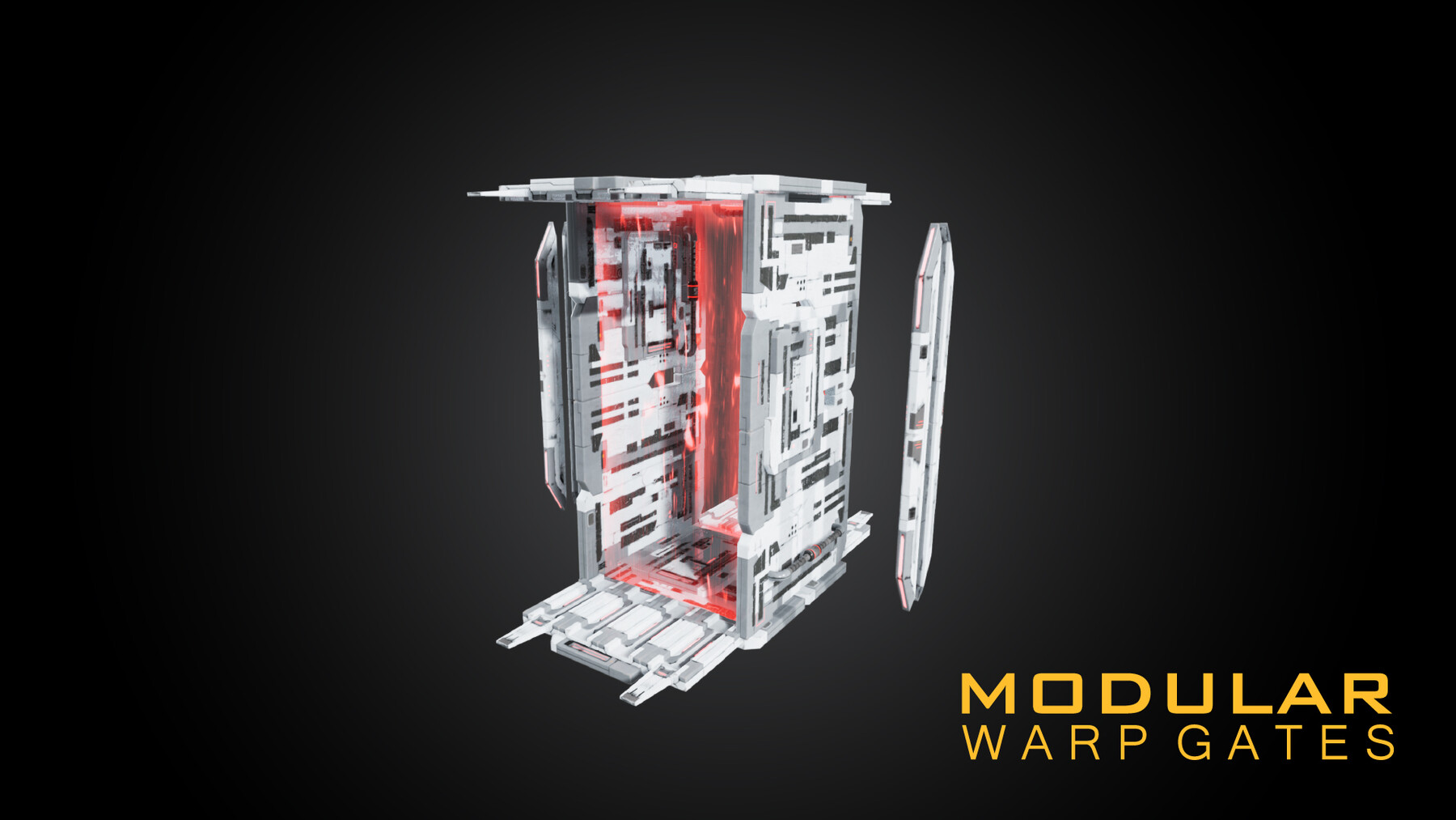 ArtStation - Modular Warp Gates | Game Assets