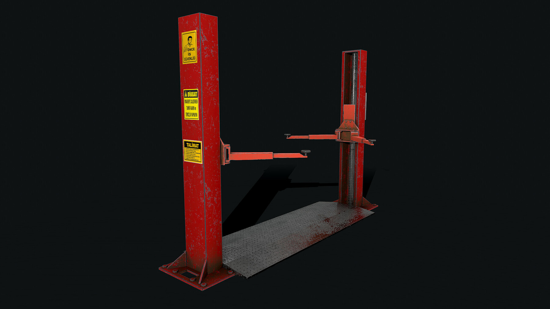 ArtStation - Car Lift 3d Model Pbr Texture | Game Assets