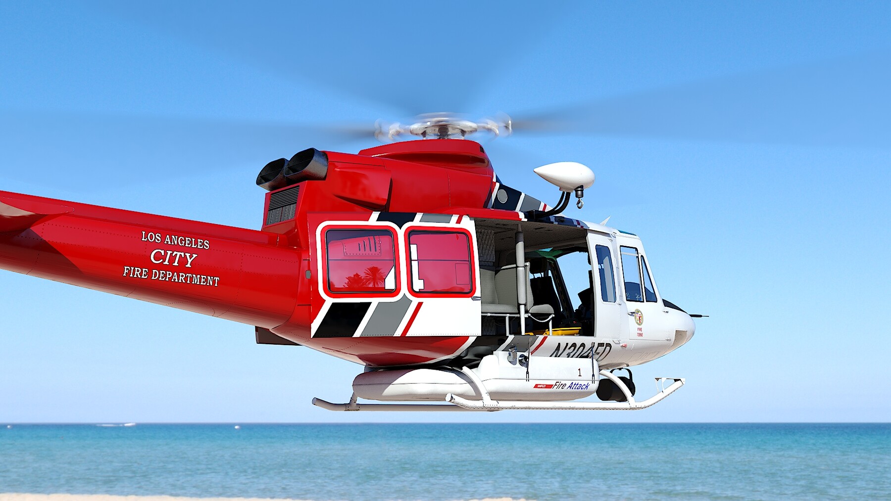 ArtStation - Helicopter Bell 412 LAFD | Resources