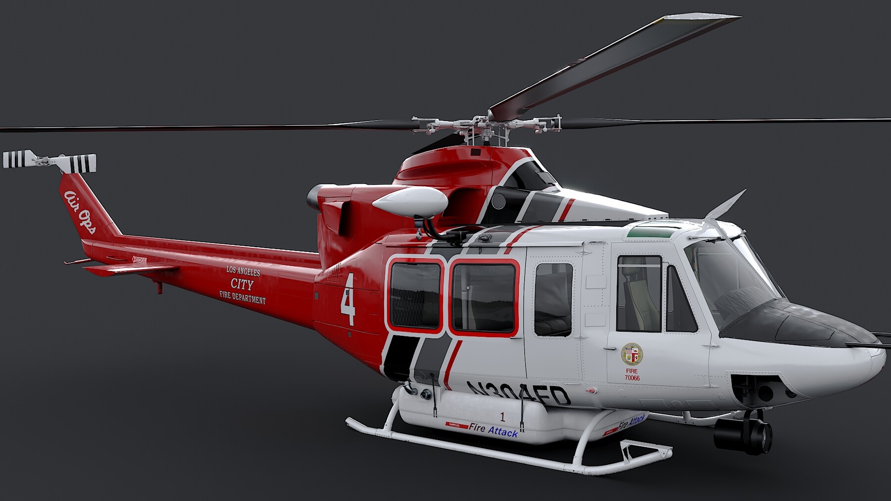 ArtStation - Helicopter Bell 412 LAFD | Resources