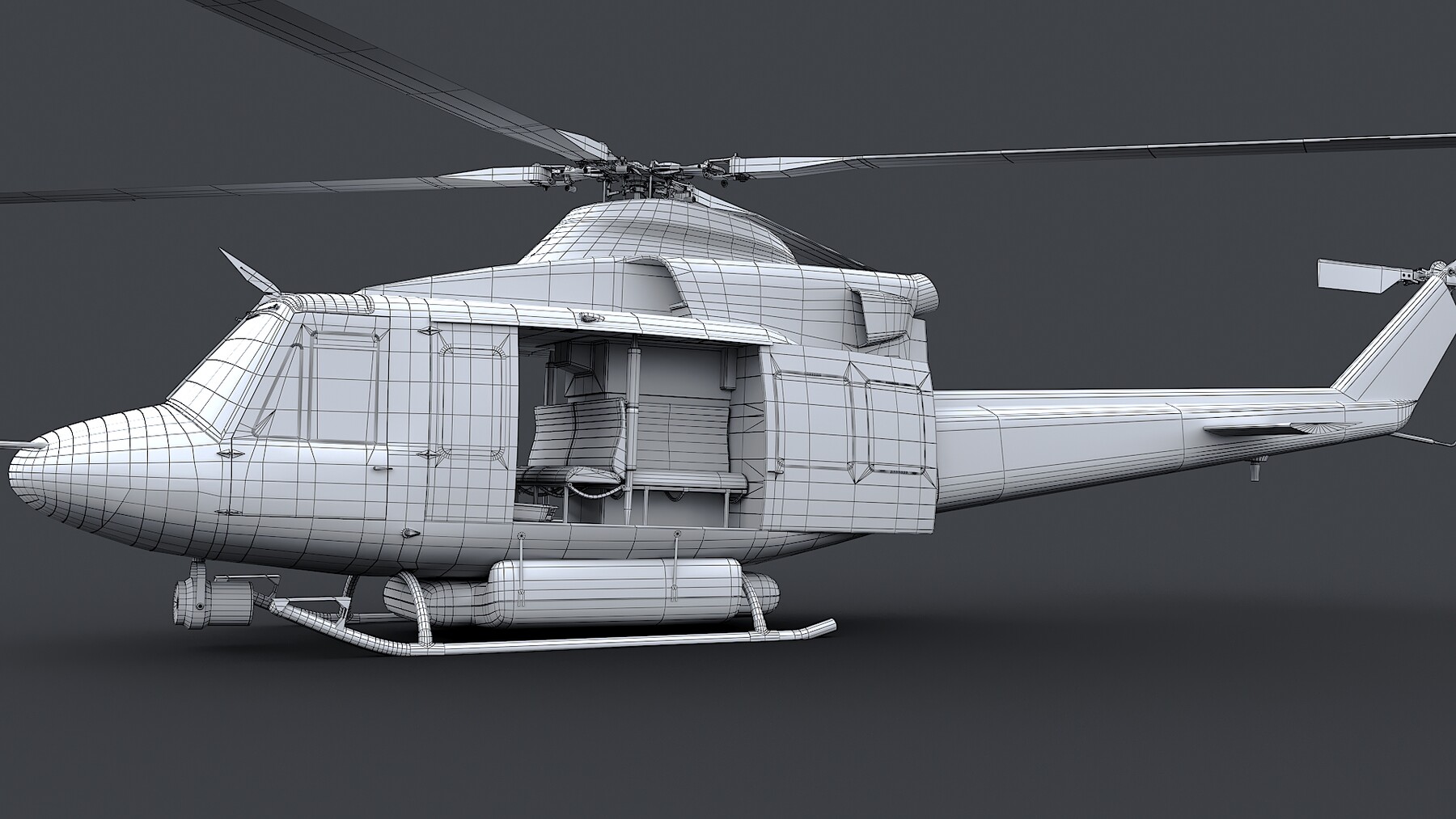 ArtStation - Helicopter Bell 412 LAFD | Resources