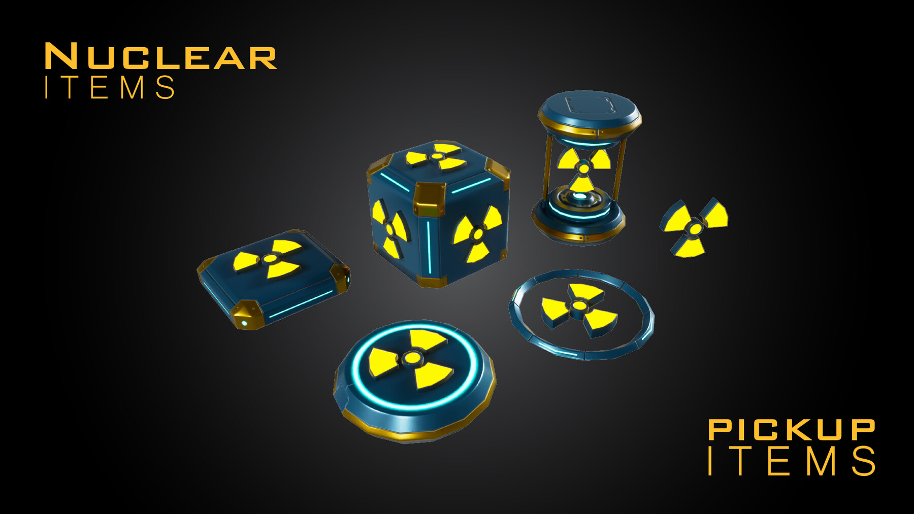 ArtStation - Modular Pick Up Items | Game Assets